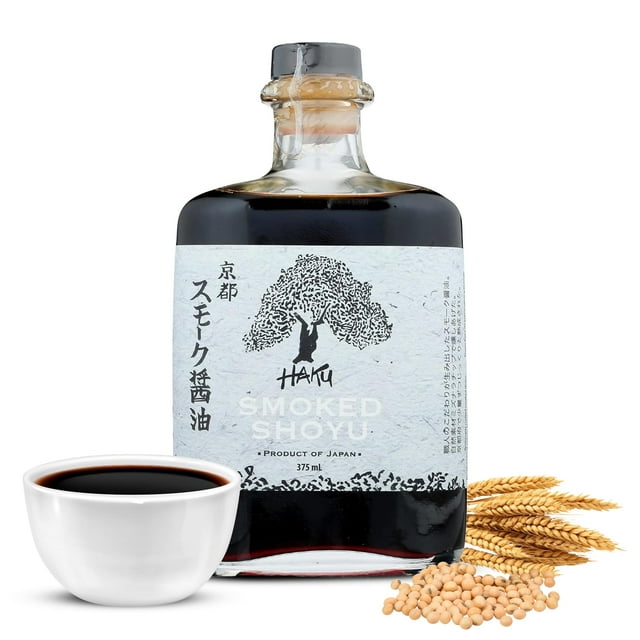 HAKU Smoked Shoyu Soy Sauce (375 ml) H2FSD- Authentic Japanese Artisanal Umami Seasoning Sauce ...