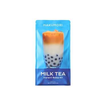 J Way Instant Boba Taro Milk Tea Set, Taro Bubble Tea Kit, 3 Drinks ...