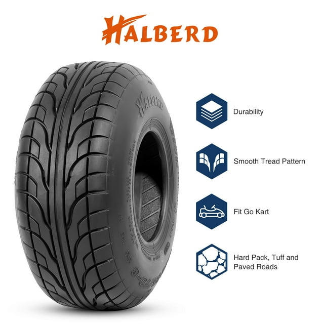 HALBERD 145/70-6 4PR Go Kart Street Mini Bike ATV Tires, 145 70-6 Off-road Tires, Lawn&Garden ...