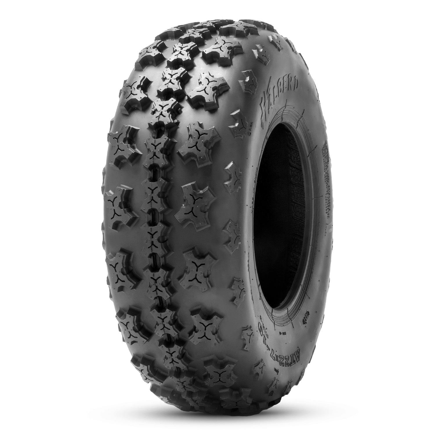 HALBERD 22x7-10 22x7x10 Sport Quad ATV Tires 4 Ply All Terrain Front ...