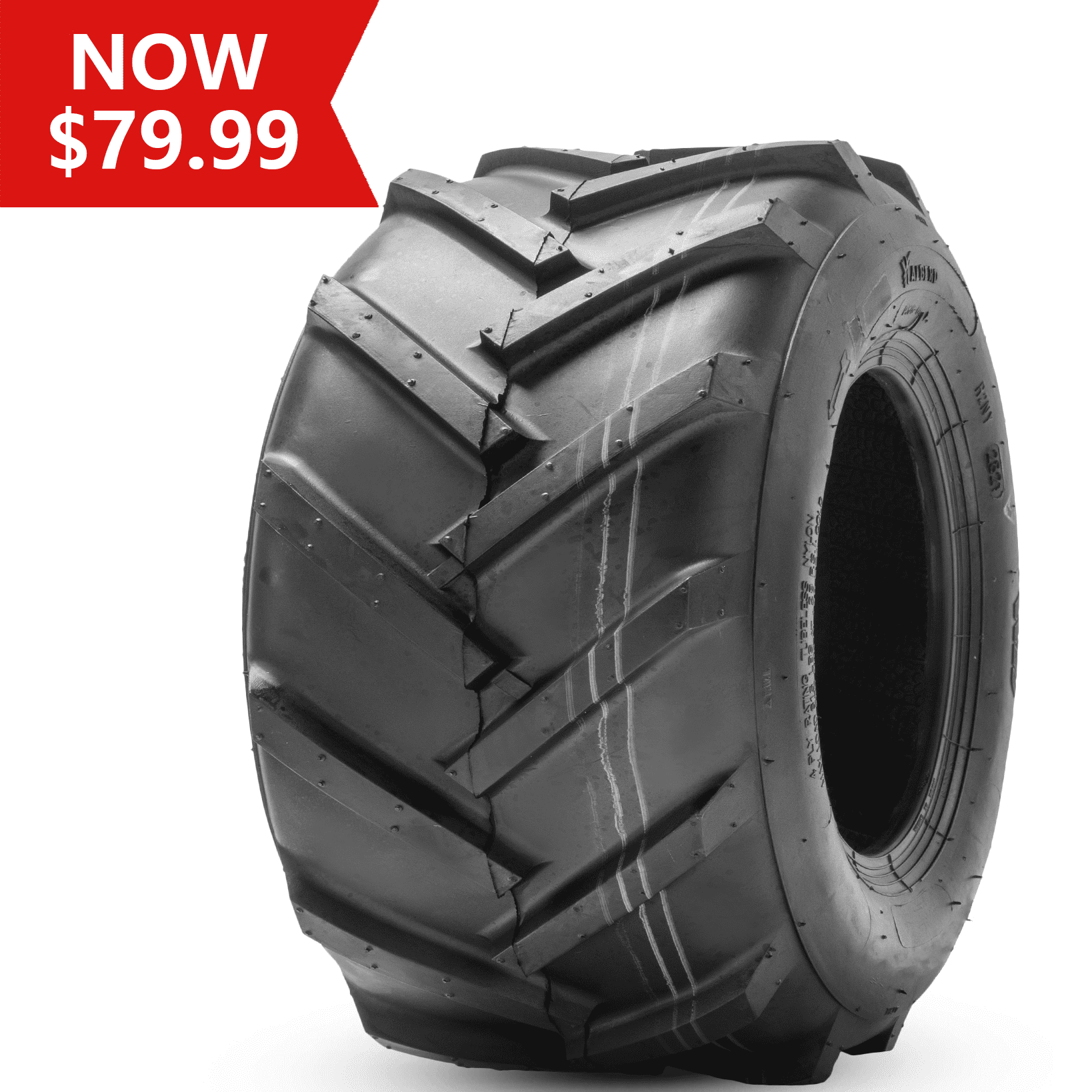 HALBERD 24x12.00-12 4Ply Lawn Mower Tires Super Lug Tractor Tires Great ...