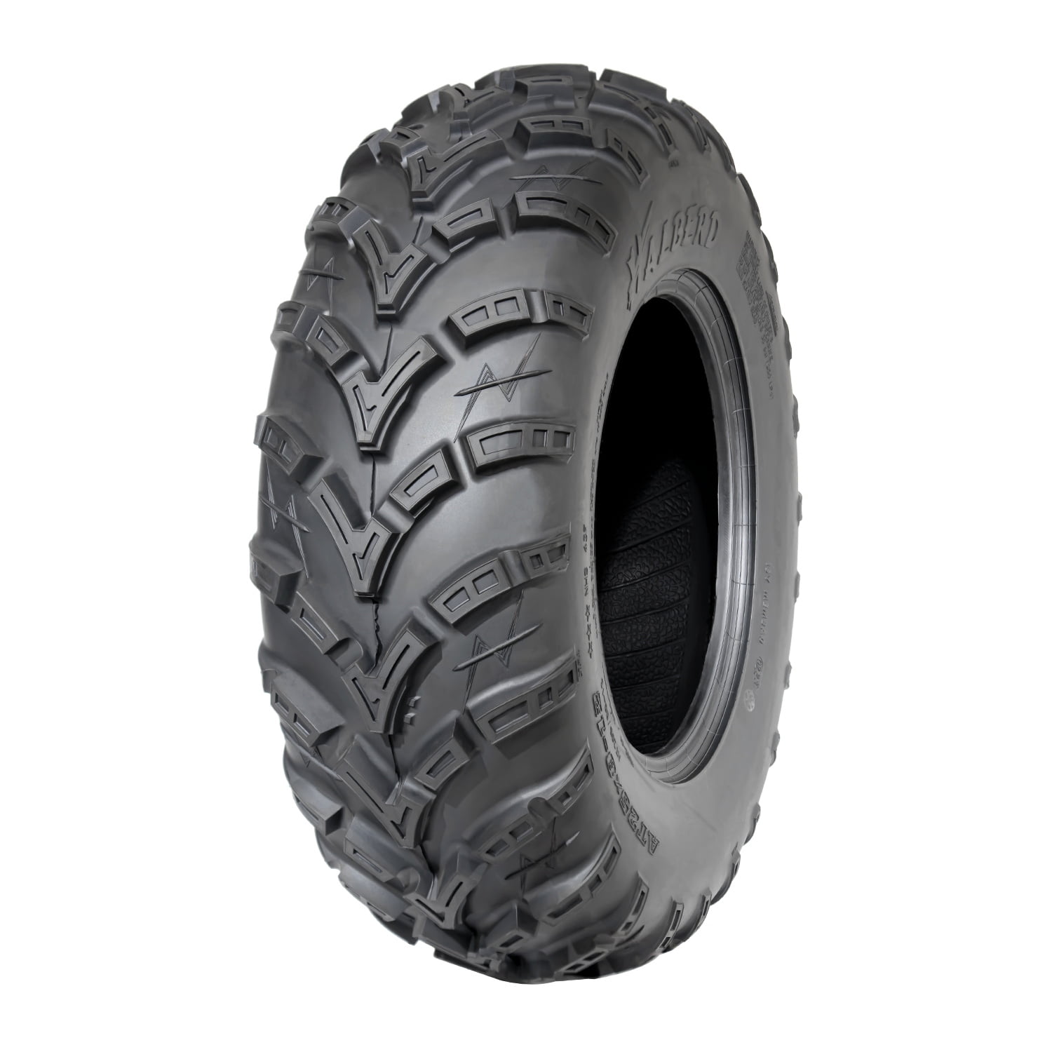 HALBERD 25x8-12 25x8x12 6PR ATV/UTV Tires All Terrain 15mm Tread Depth ...