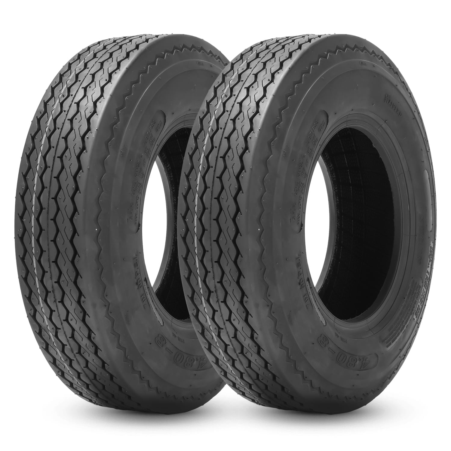 HALBERD 4.80x8 Trailer Tires, 6-Ply Load Range C, Durable for Utility ...