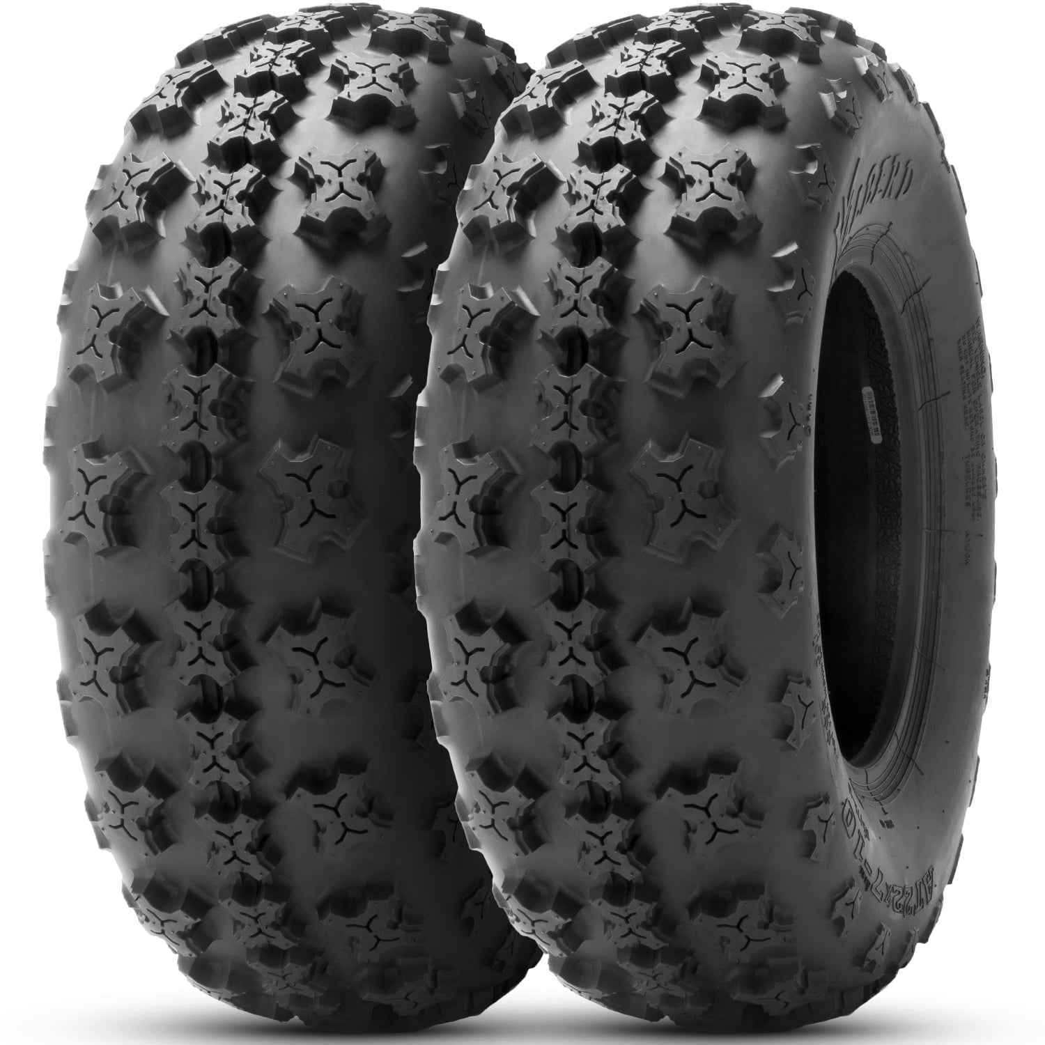 HALBERD 4 Ply 22x7-10 ATV Tires 22 7 10 Sport Quad Front Tires Fit All ...
