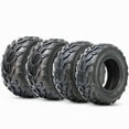HALBERD All Terrain ATV UTV Tires 25x8-12 & 25x10-12, 6 PR, Front ...