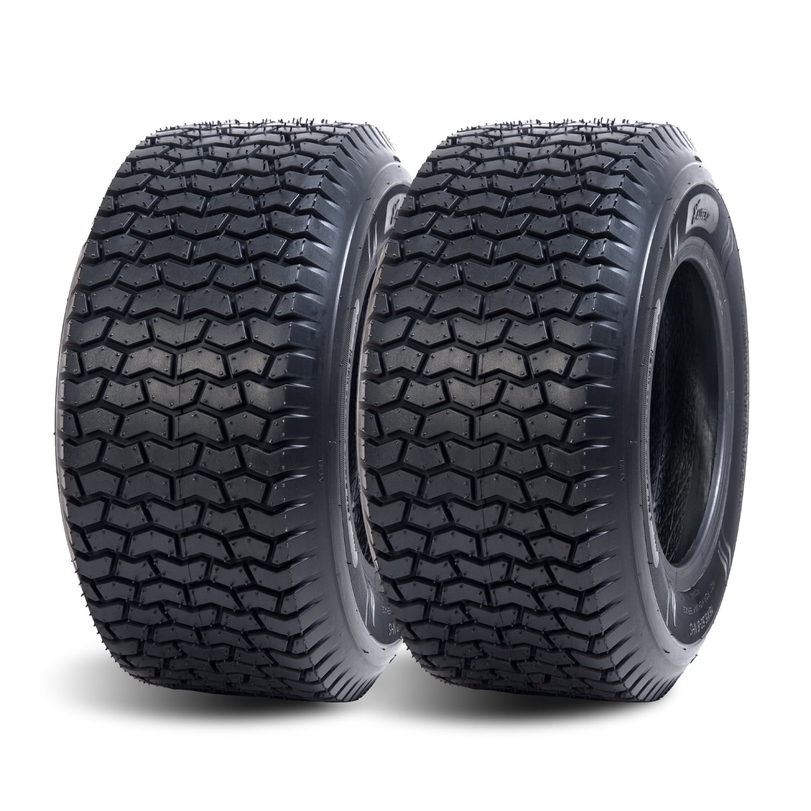 HALBERD Set of 2-16x6.50-8 4 Ply Turf Tires for Lawn & Garden Mower ...