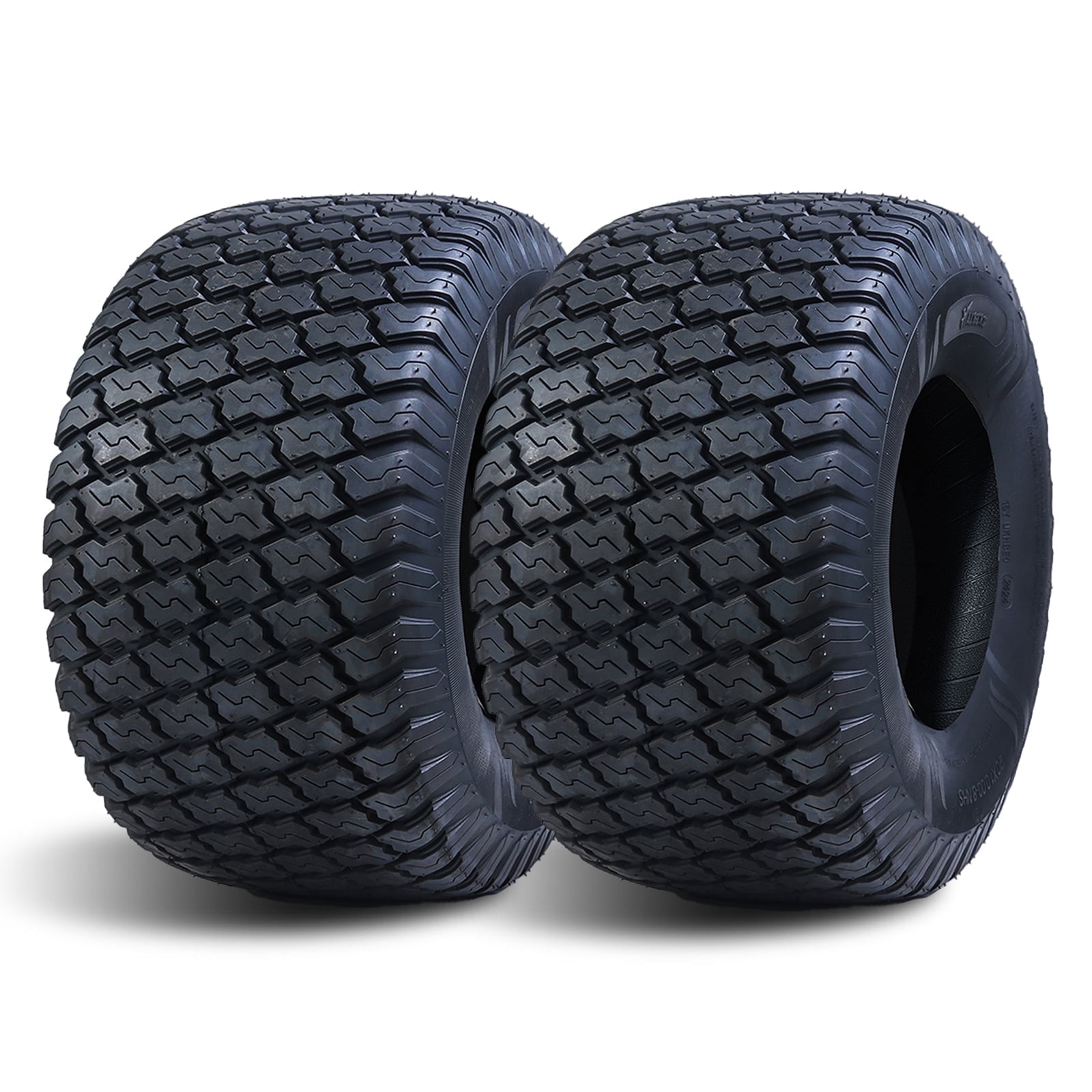 HALBERD 20x10.00-8 Lawn Mower Tires, 4PR Tubeless Turf-Friendly Garden ...