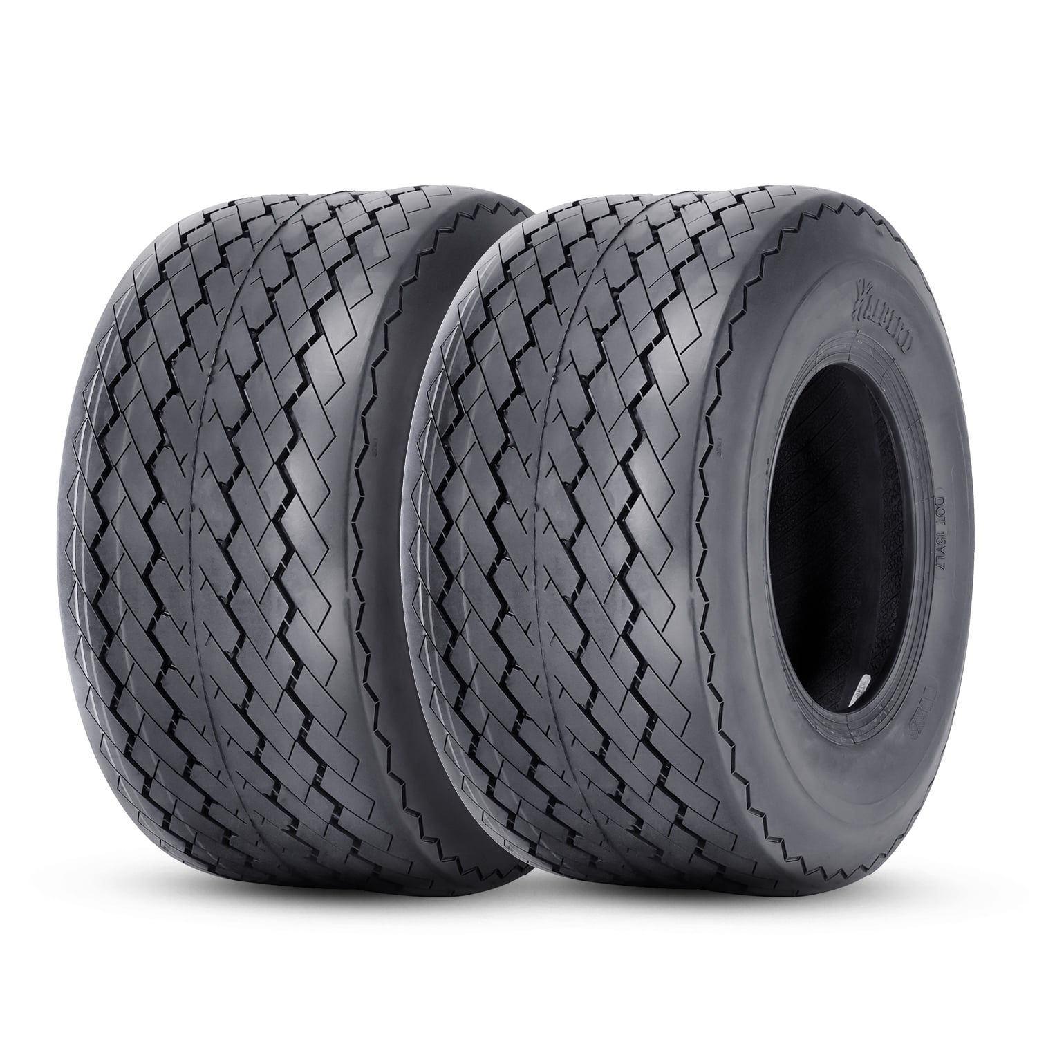 HALBERD Set of 2 NEW PATTERN 18x8.5-8 Golf Cart Tires 18x8.5x8 4PLY All ...