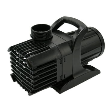 AQUA PULSE 5,500 GPH Inline External Water Pump with Strainer Basket ...