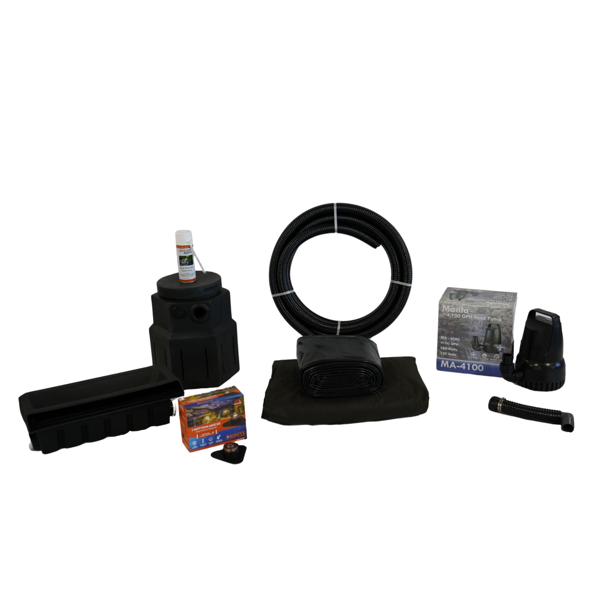 Cascade 4100 10' x 25' PVC Waterfall Kit - PVCPMDP6 - Walmart Business ...