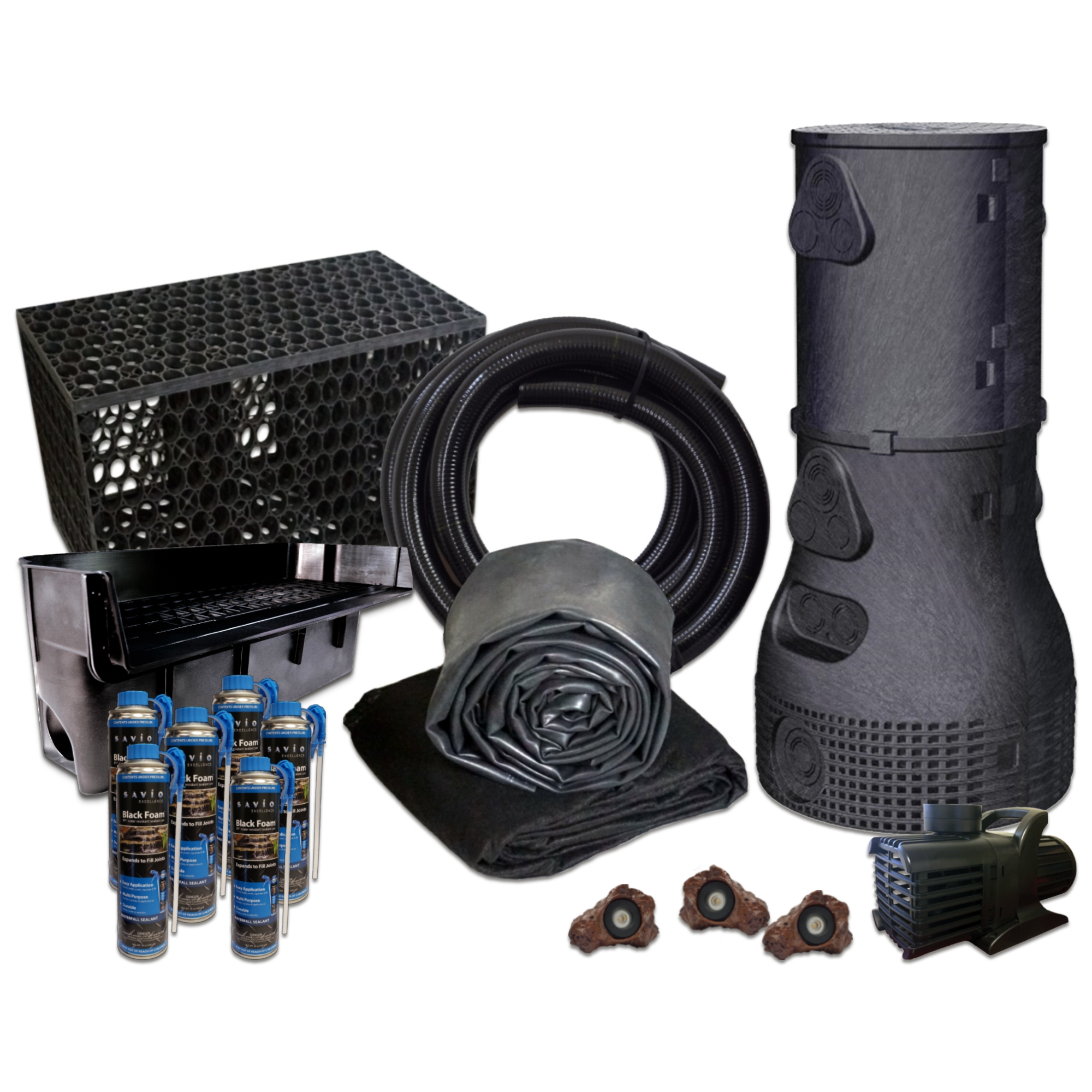 Danner 01727 SP-400 400 GPH Statuary Pond Pump with Barb Fittings ...