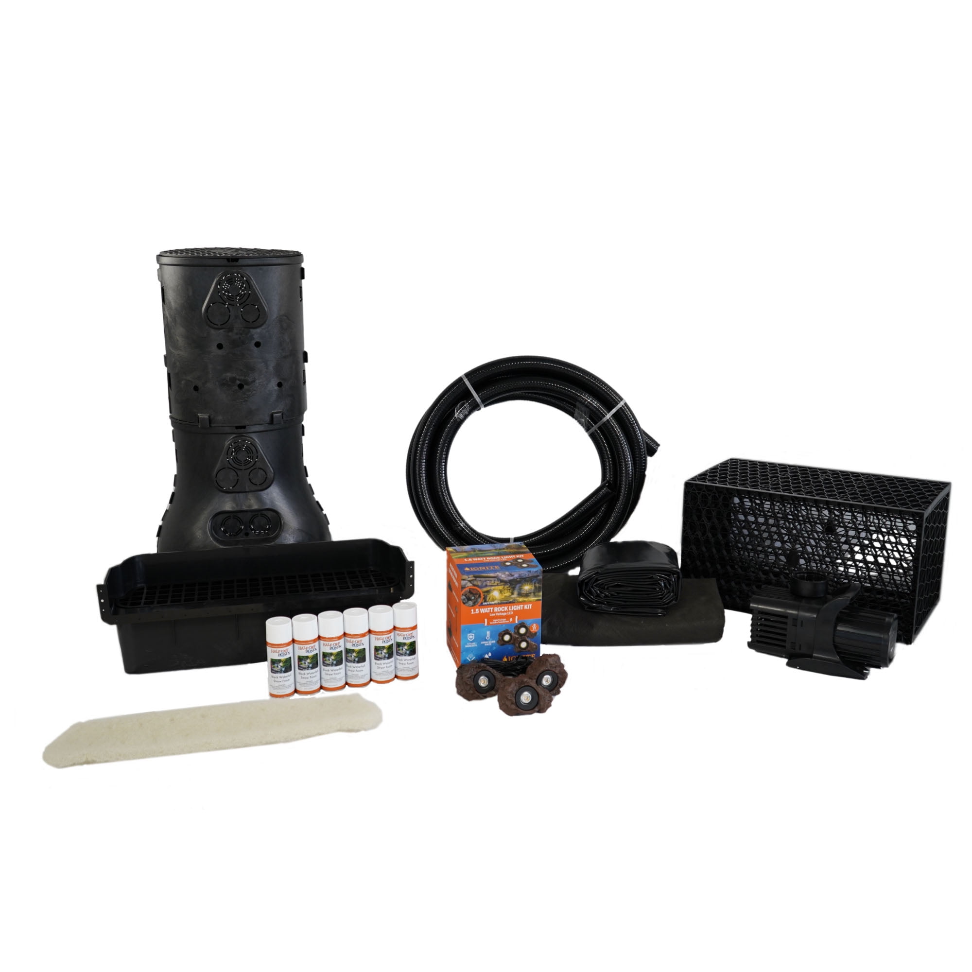 Savio 10,000 PVC Waterfall Kit with MatrixBlox, 15 ft. x 30 ft ...