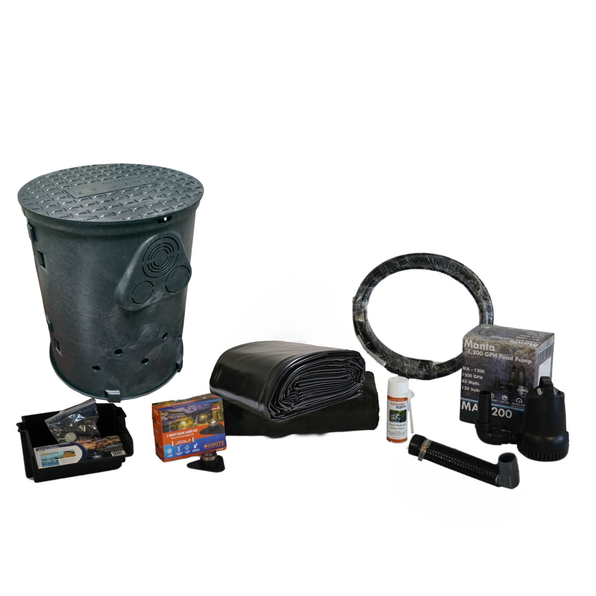 Savio 1200 5' x 10' PVC Waterfall Kit - PVCPXSS5 - Walmart.com