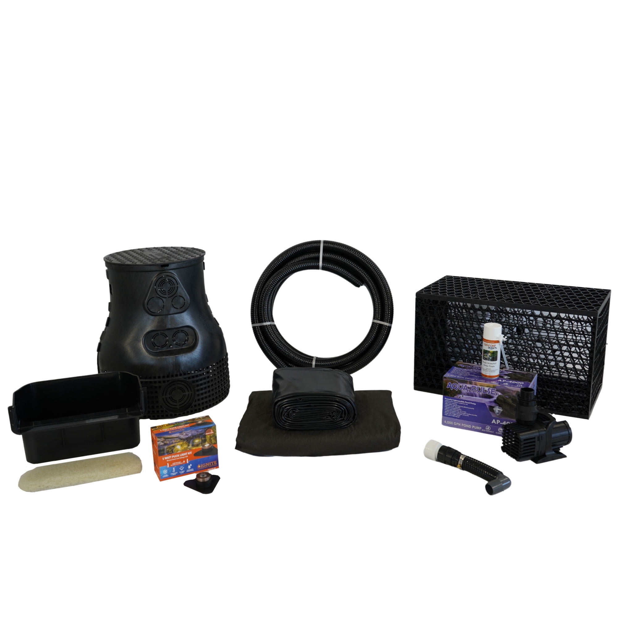 Savio 4000 PVC Waterfall Kit with MatrixBlox, 10 ft. x 30 ft. - Walmart ...