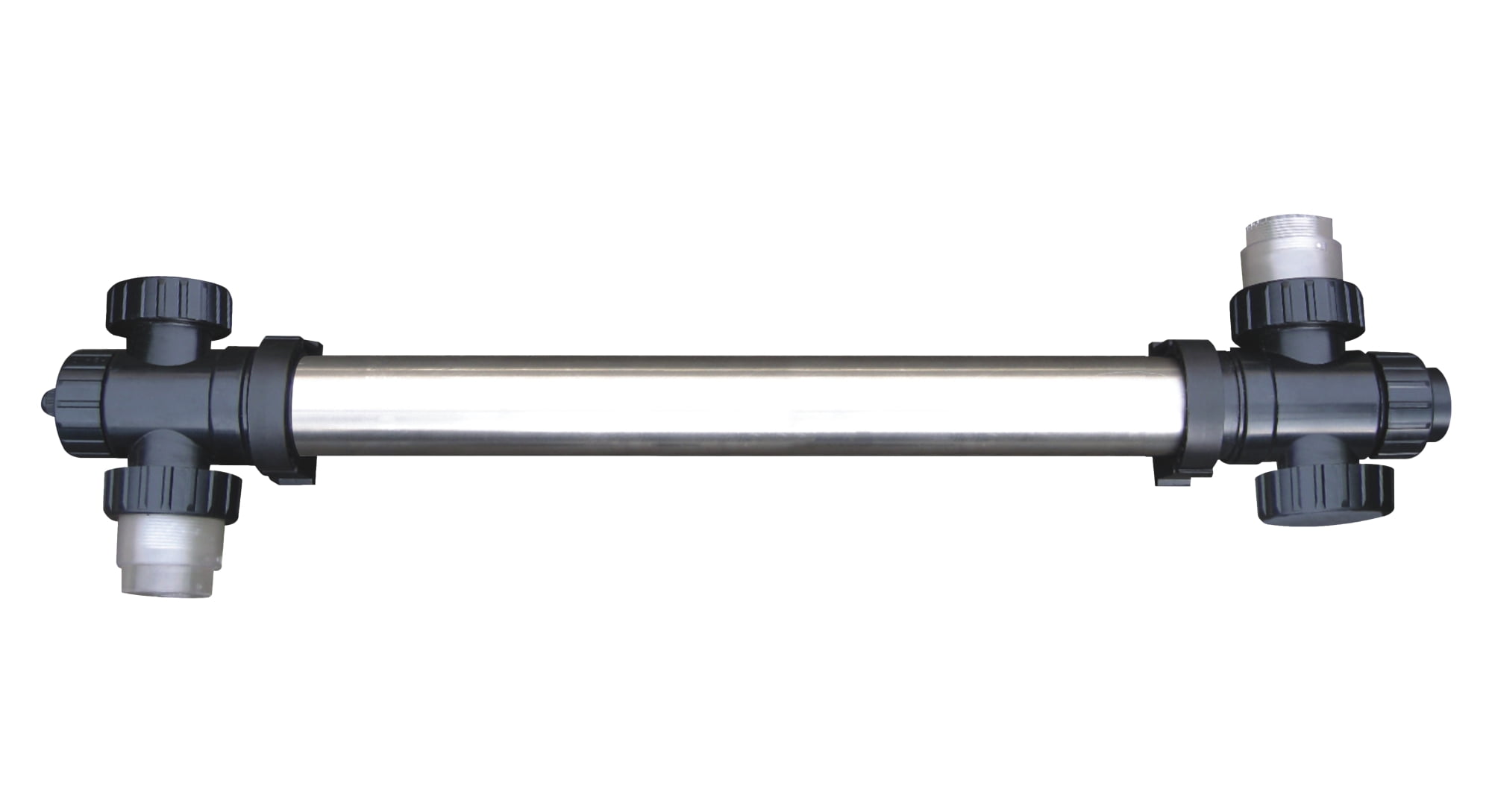 Half Off Ponds Shock Wave Stainless Steel Inline UV Clarifier, 55-Watt ...