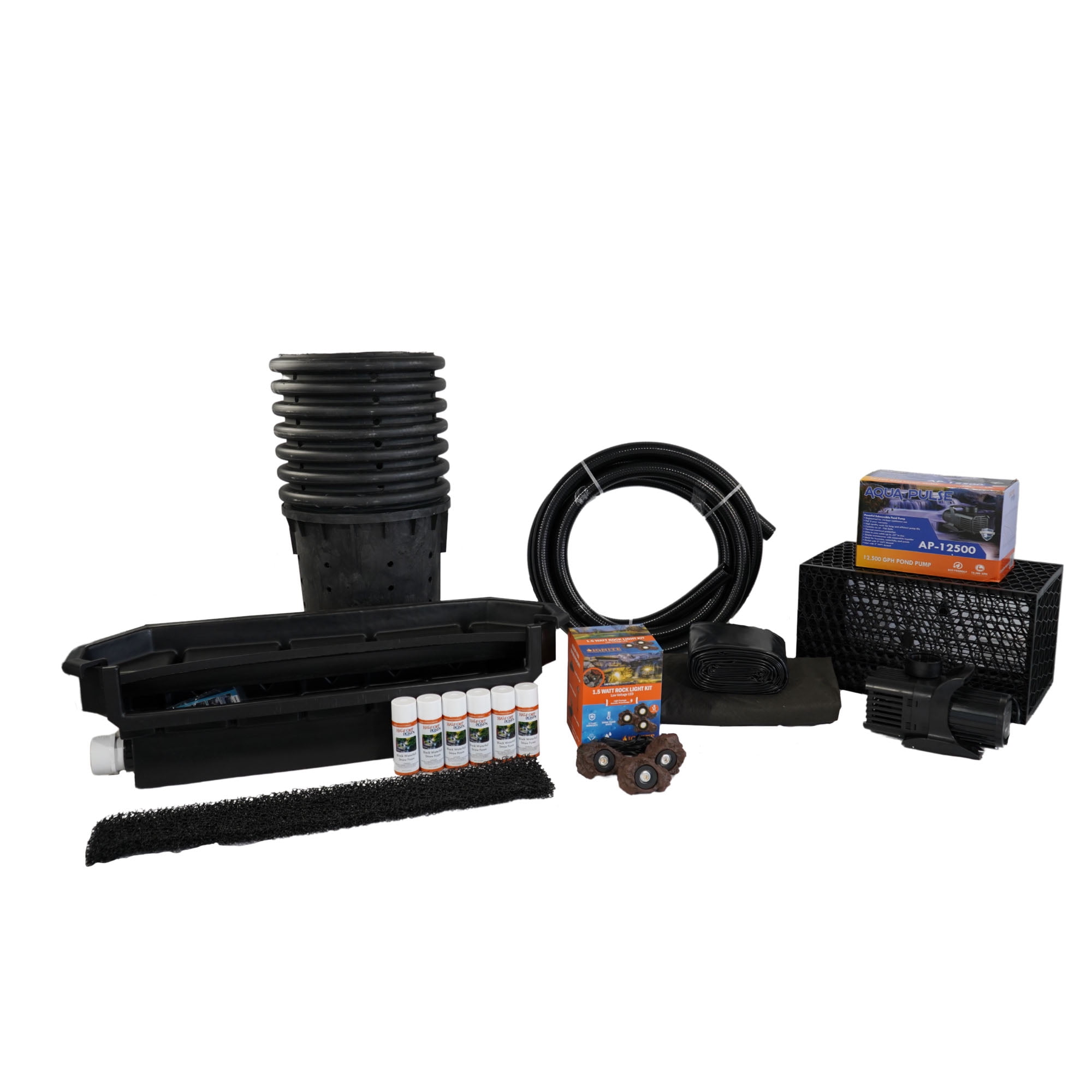 Half Off Ponds Simply Waterfalls 10,000 PVC Waterfall Kit 10 ft. x 50 ...