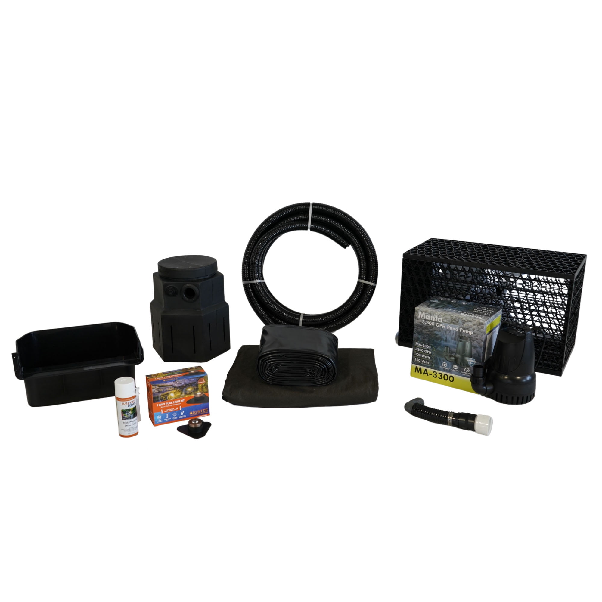 Complete 3300 10' x 15' PVC Waterfall Kit with MatrixBlox - PVCPSHB2 ...