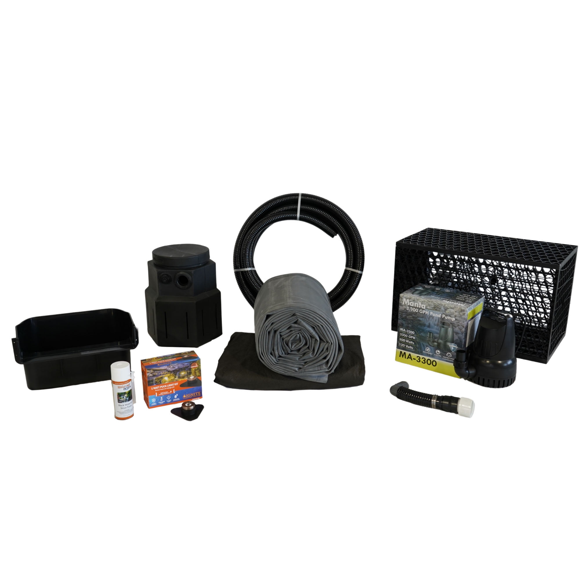 Half Off Ponds Complete 3300 Waterfall Kit with MatrixBlox, 10 ft x 25 ...