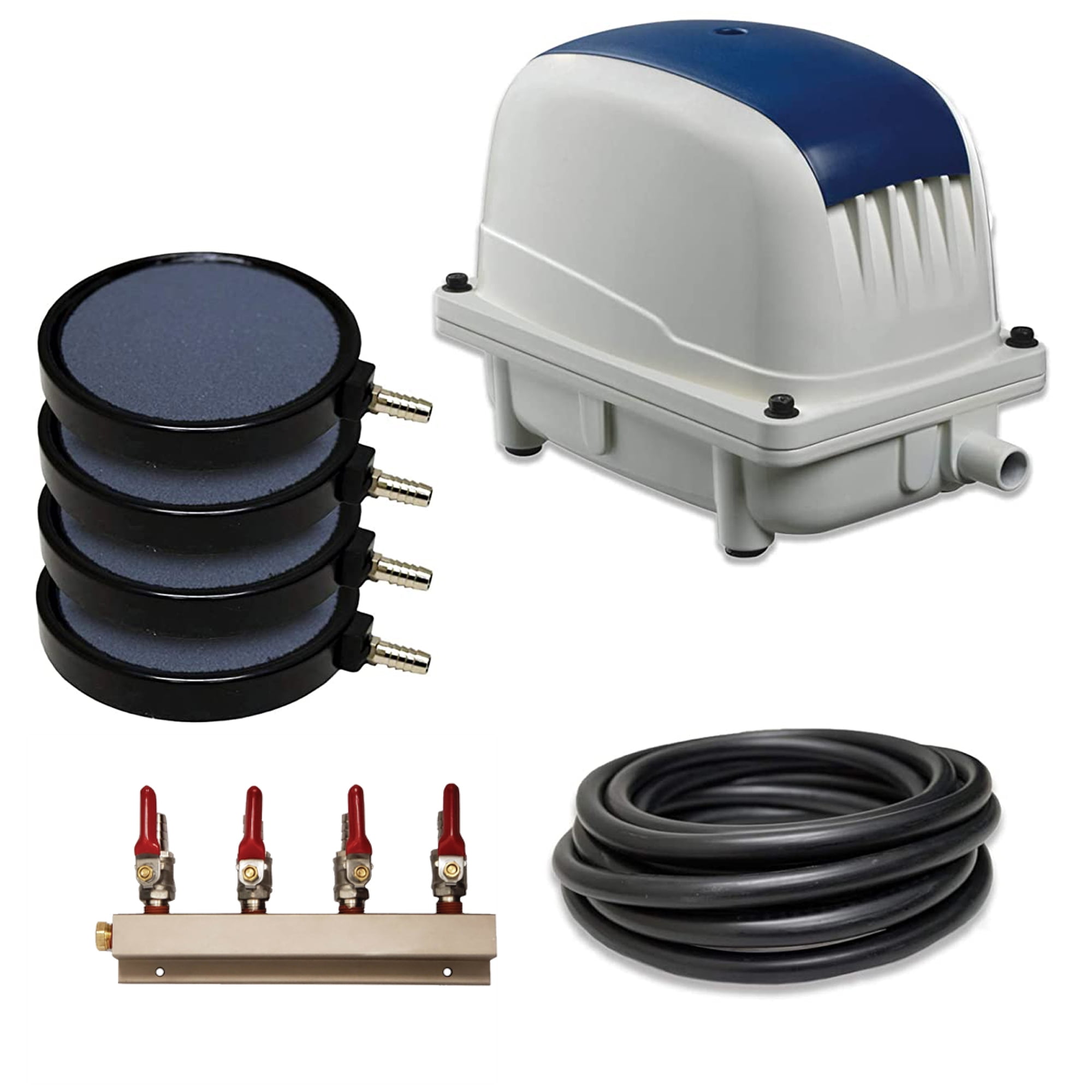 Half Off Ponds OX-Gen 11000 Aeration Kit, 3.53 CFM, 80 ft Tubing ...