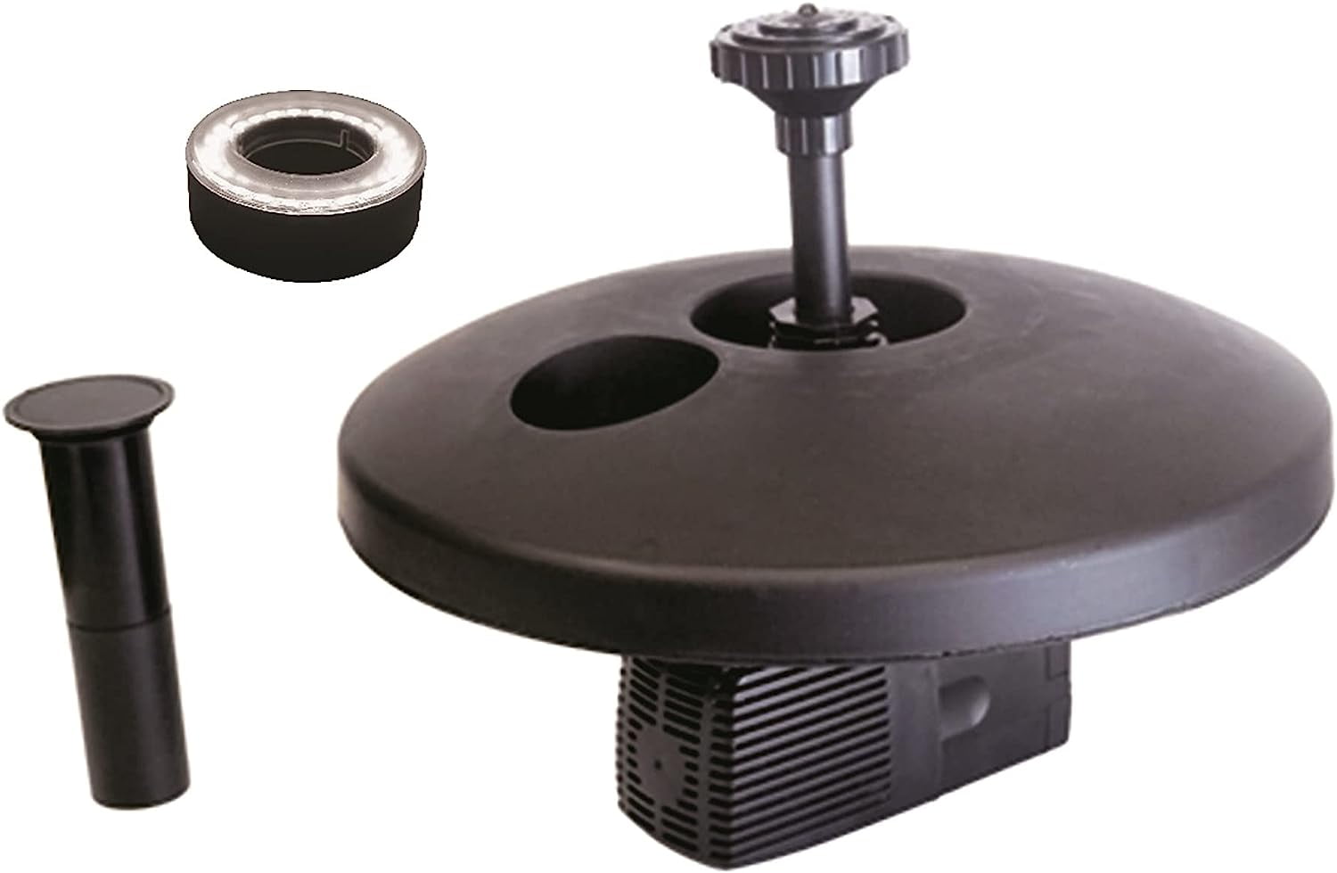 HALF OFF PONDS Small Floating Fountain – 750 GPH Pump for Ponds & Water ...