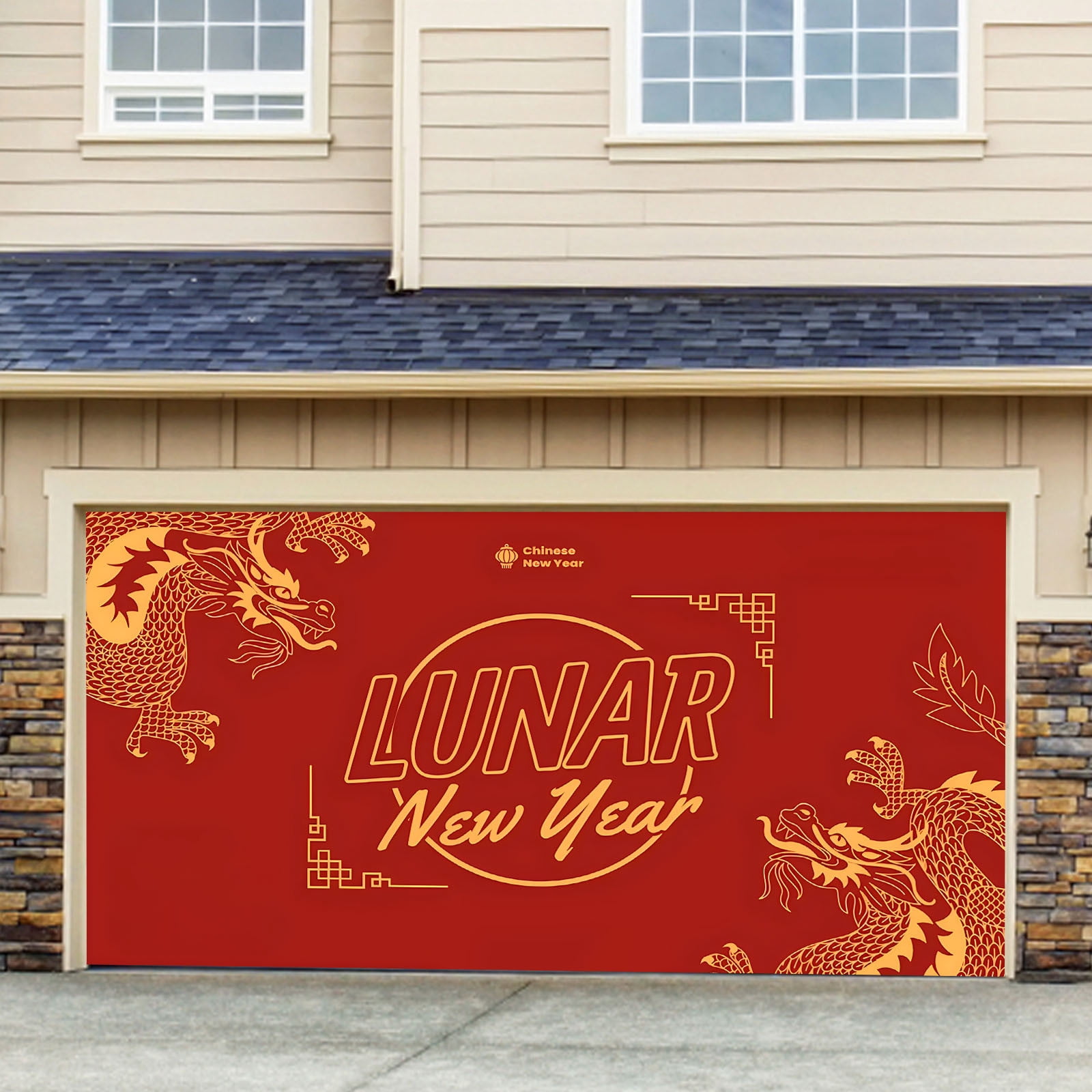 HALJEN Banner Signs for Businesses 2024 Chinese Year of the Loong ...