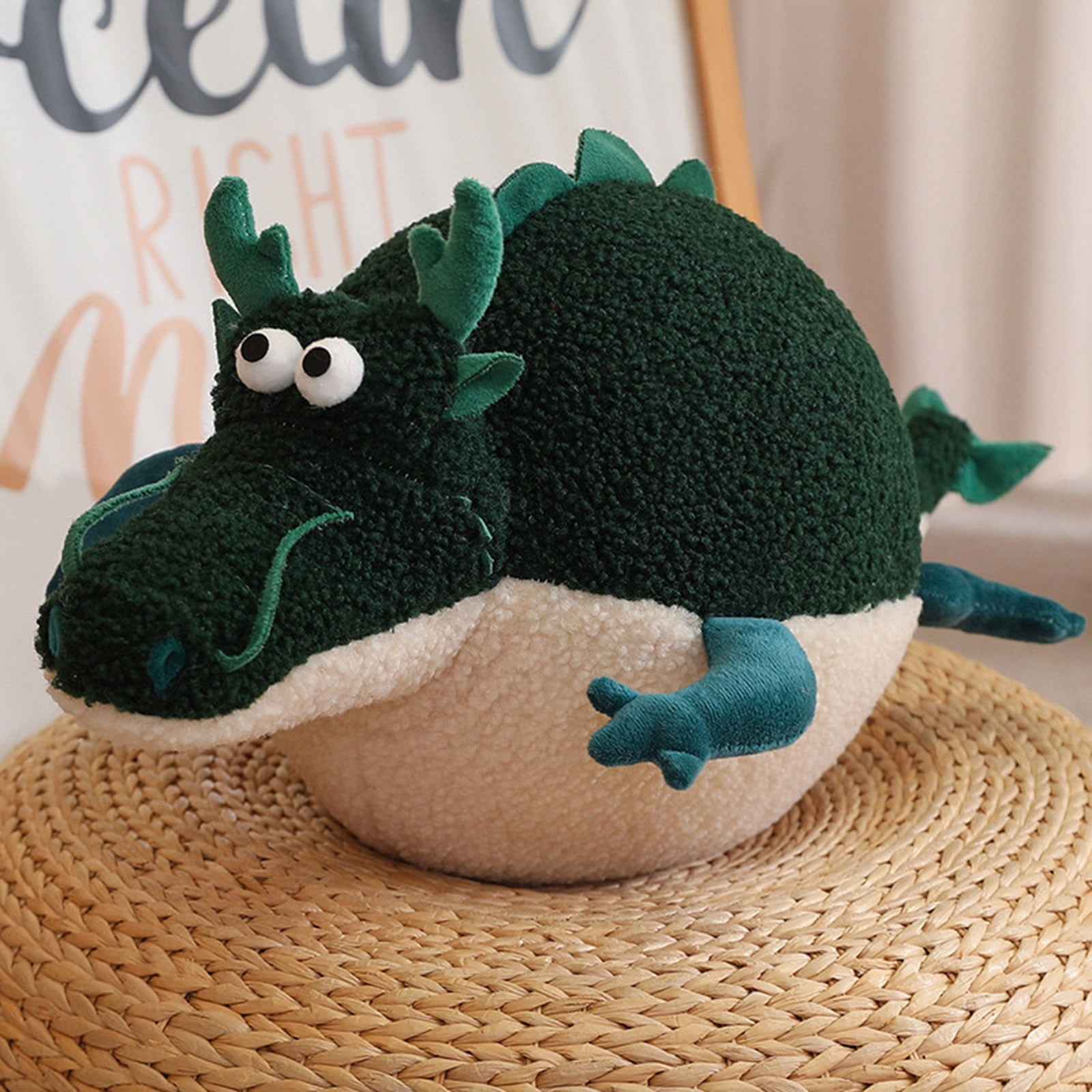 HALJEN Cute Loong Year Mascot Doll Round Loong Plush Doll Sleeping ... HALJEN Cute Loong Year Mascot Doll Round Loong Plush Doll Sleeping ...
