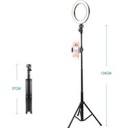 Bower 16-inch LED Ring Light Kit; RGB, White Modes, Effects, USB Remote ...