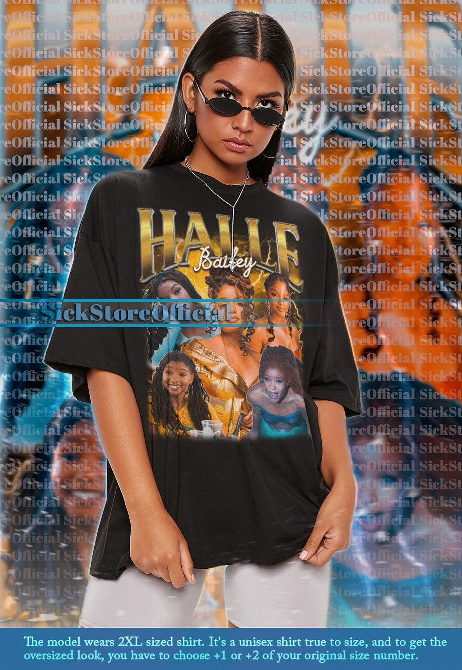 HALLE BAILEY Vintage Shirt, Halle Bailey Homage Tshirt, Halle Bailey ...