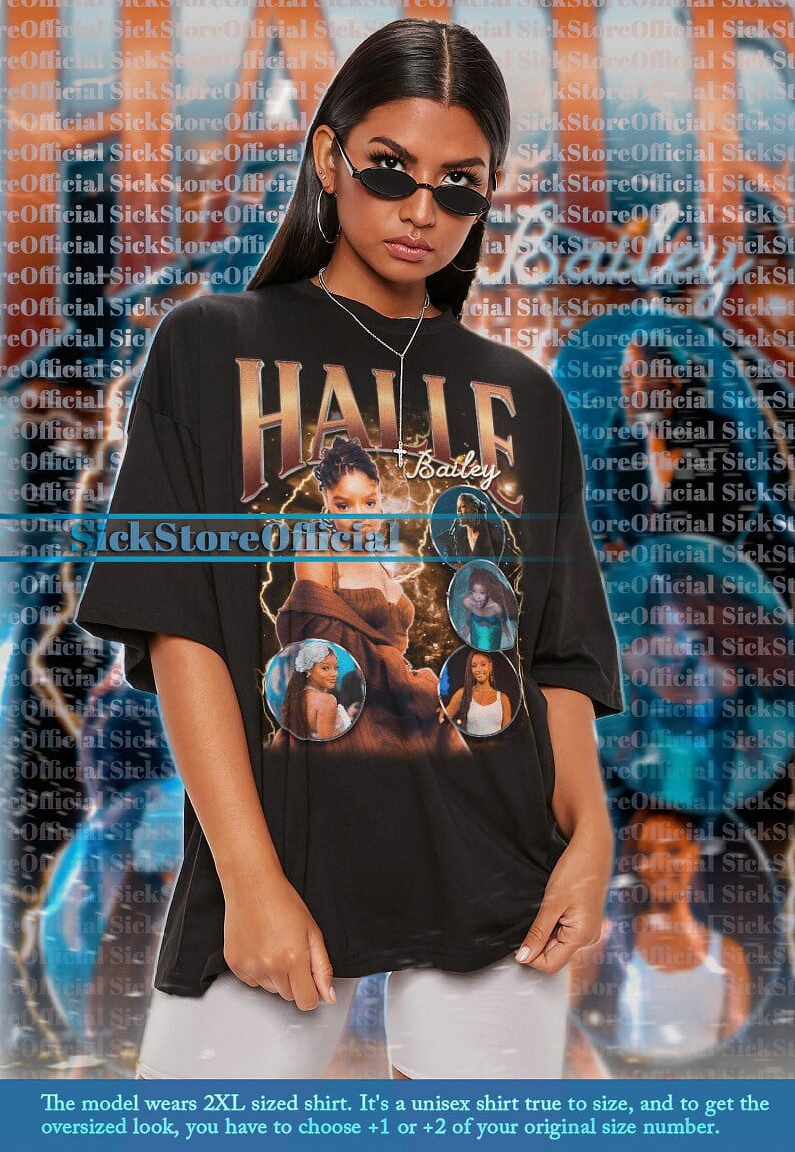 HALLE BAILEY Vintage Shirt, Halle Bailey Homage Tshirt, Halle Bailey ...