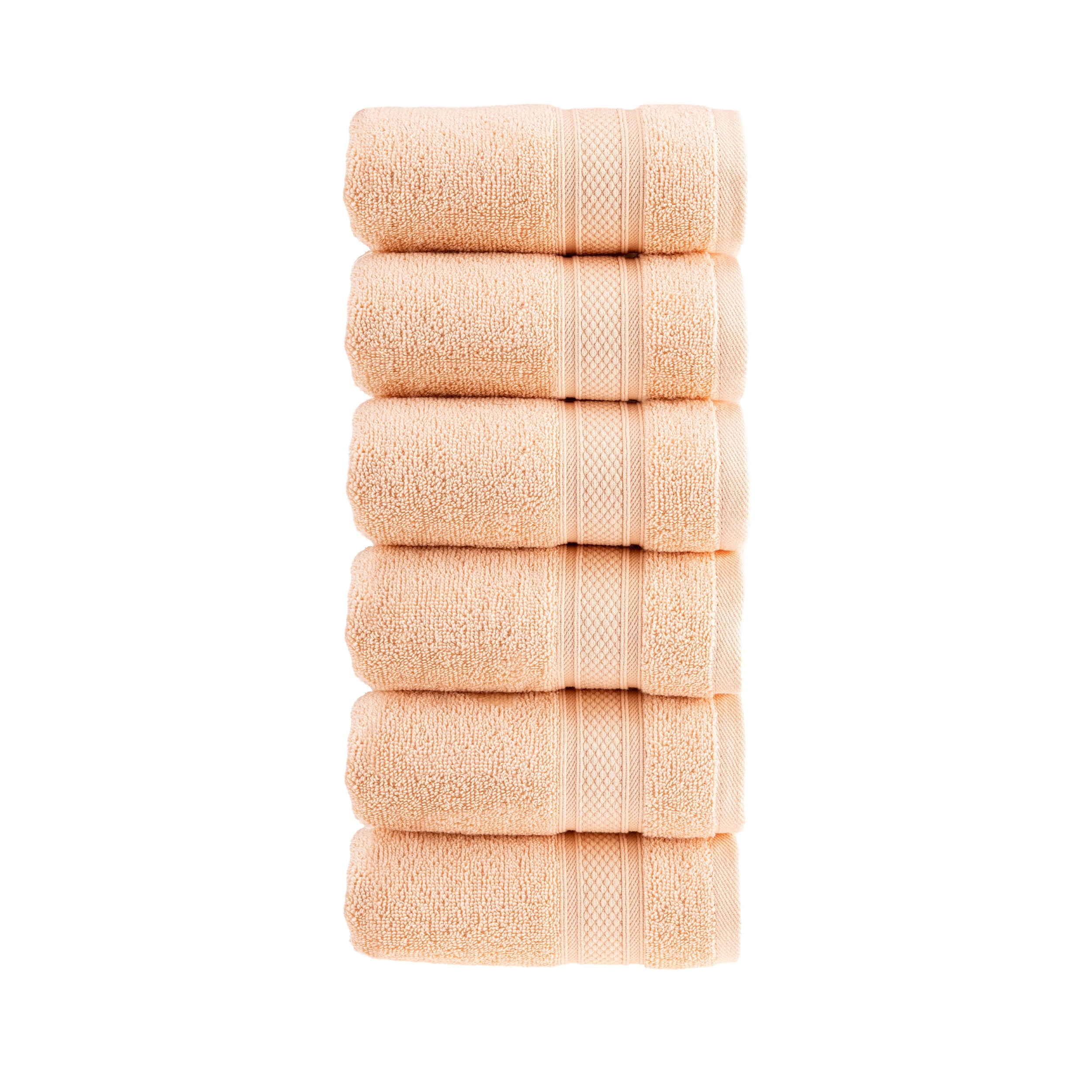 HALLEY 100% Turkish Cotton Washcloths for Body, Face, Bathroom, Hotel ...