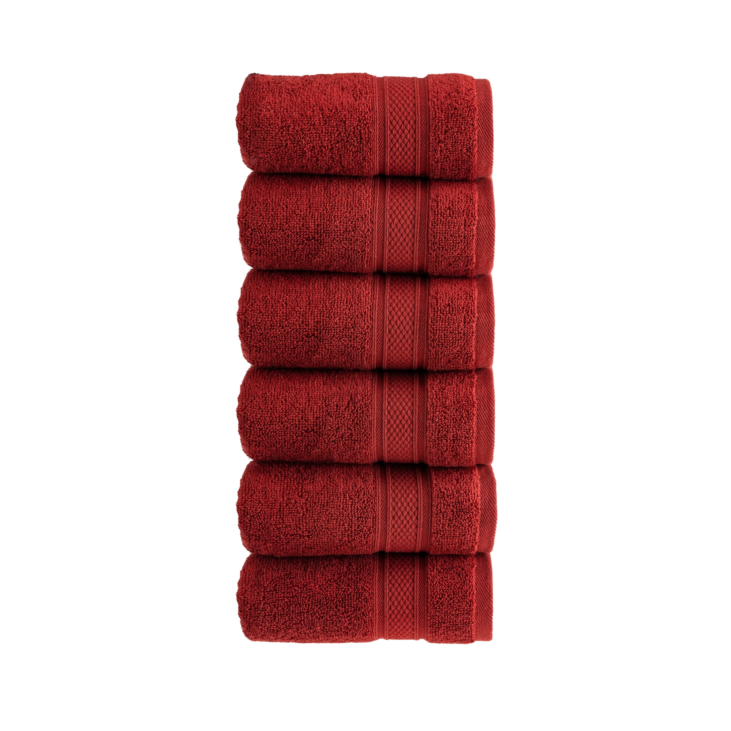 HALLEY Turkish Cotton Washcloths, Super Soft, Highly Absorbent, Pack of ...