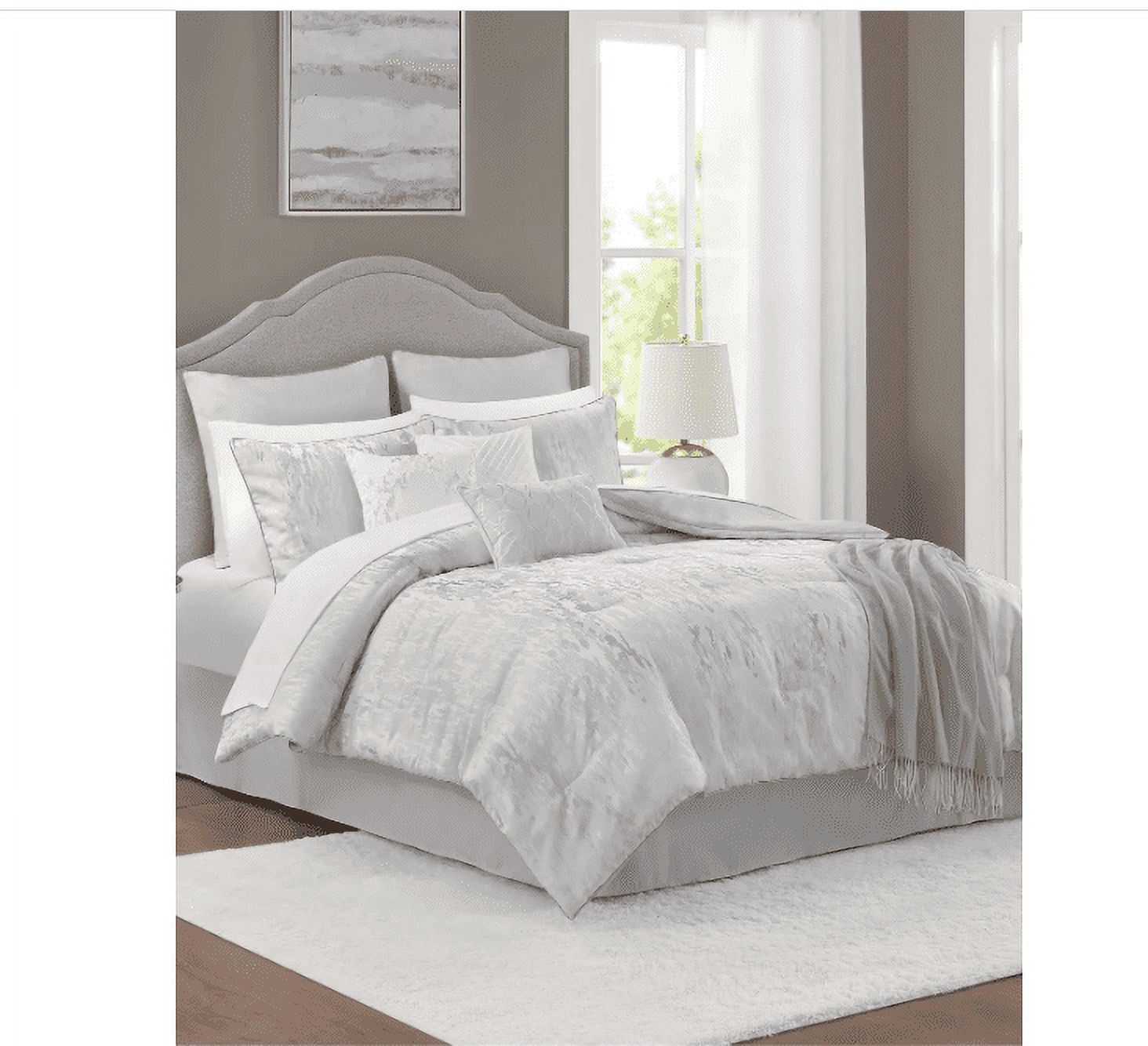 HALLMART COLLECTIBLES Paris Celeste Reversible, Ivory -14-Pc. King Comforter Set - Walmart.com