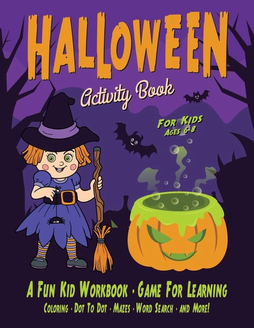 Halloween Crafts Halloween Activity Book for Kids: Fantastic activity ...