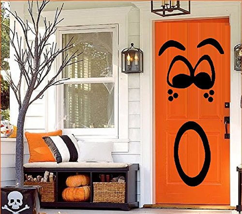 HALLOWEEN DECOR ~ PUMPKIN FACE #2 For Door, or Wall ~ HALLOWEEN: 20" x ...