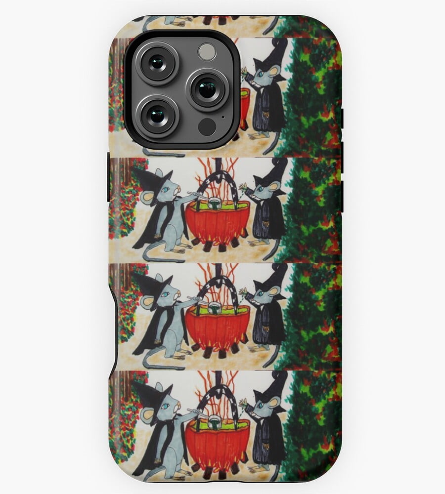 HALLOWEEN MICE WITCHES CASTING A SPELL GA10007 Phone Case for iPhone 11 ...