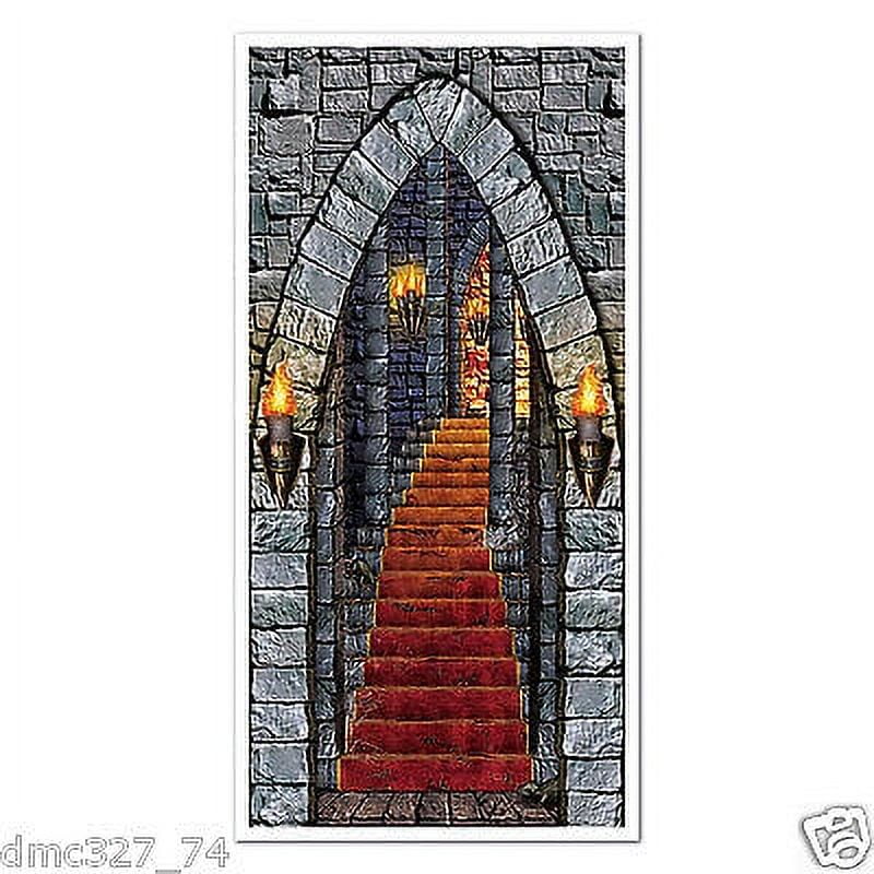 HALLOWEEN Party Decoration Prop SPOOKY CASTLE Dungeon ENTRANCE Wall ...