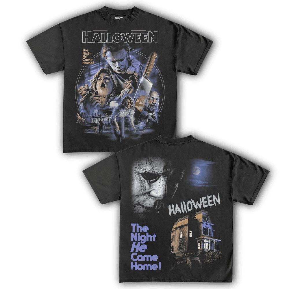 HALLOWEEN VINTAGE 1978 TEE (Double Sided), MOVIE SERIES SHIRT ...