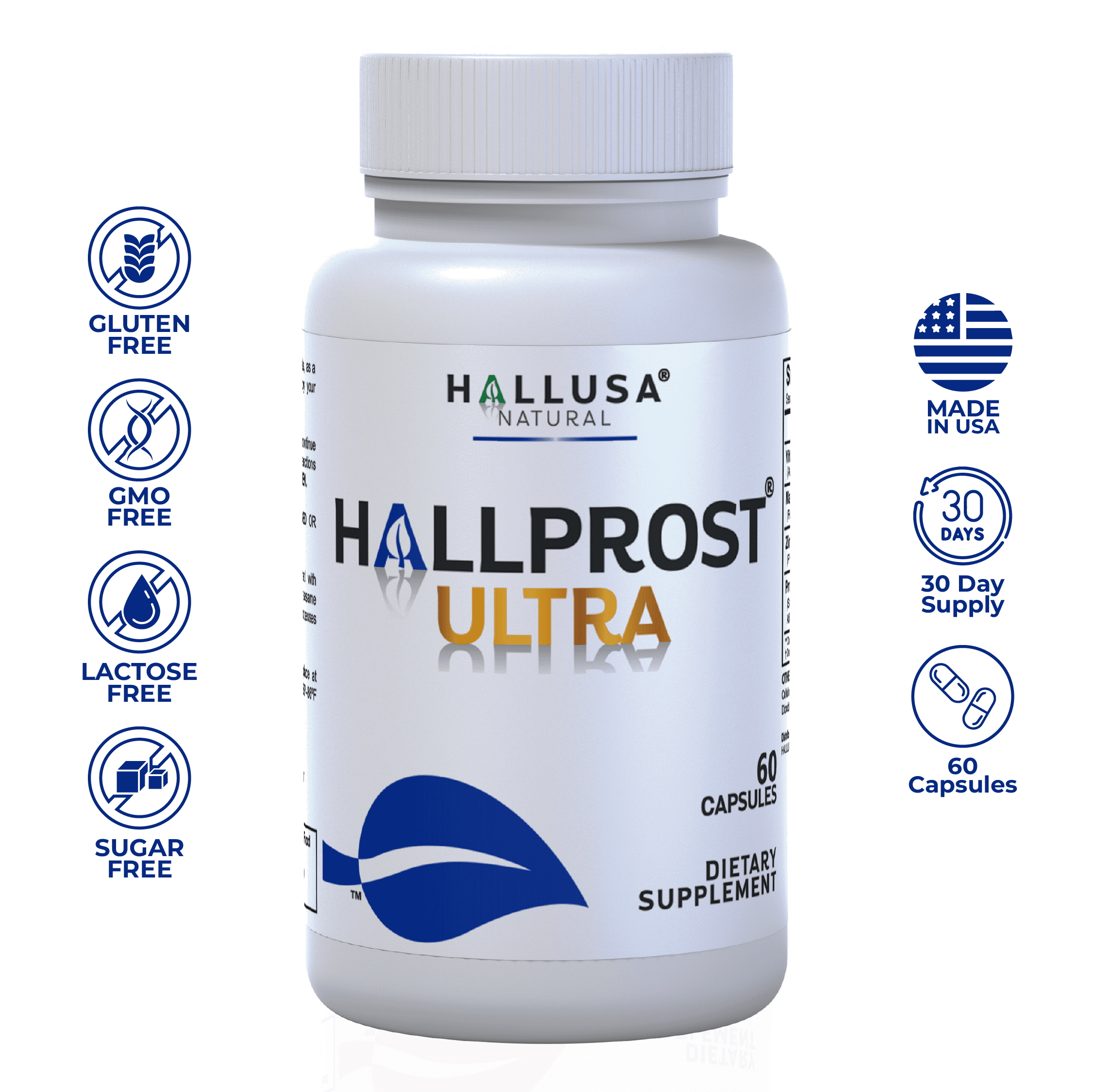 HALLPROST ULTRA Prostate Health Complex - Urinary Incontinence Medicine ...