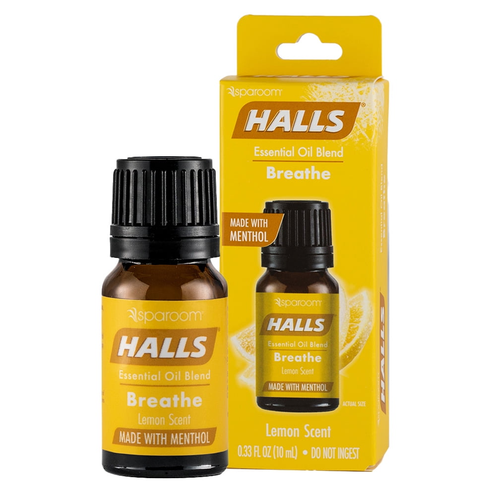 HALLS Aromatherapy Essential Oil Lemon Blend - 10 ml - Walmart.com
