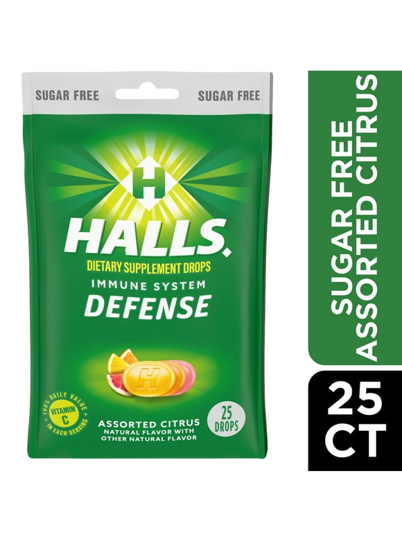 Halls Cough Drops in Cold Cough and Flu - Walmart.com