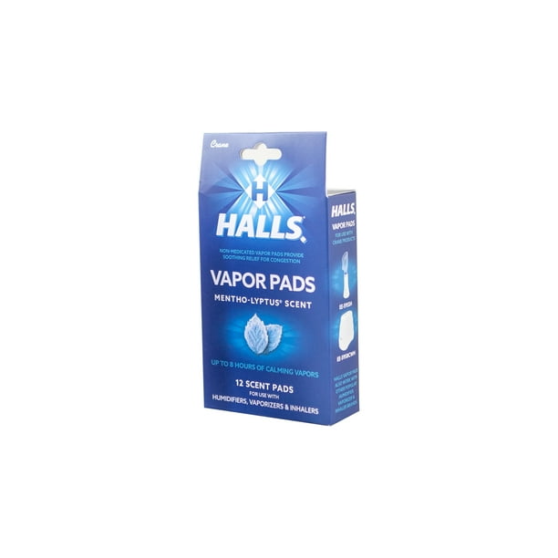 HALLS® Mentho-Lyptus Scented Vapor Pads - Walmart.com