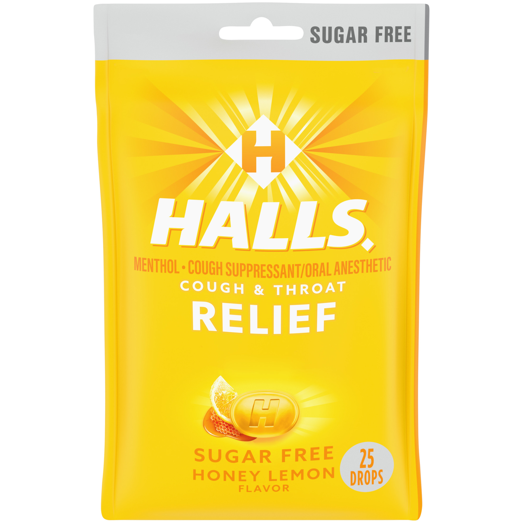Sucrets Medicated Honey Lemon LOzenge, 18 Ct - Walmart.com