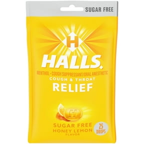 HALLS Cough and Throat Relief + Immune Support, Elderberry Cough Drops ...