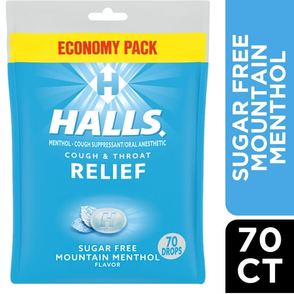 Halls Cough Drops in Cold Cough and Flu - Walmart.com