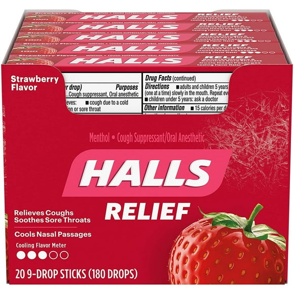 Halls Cough Drops in Cold Cough and Flu - Walmart.com
