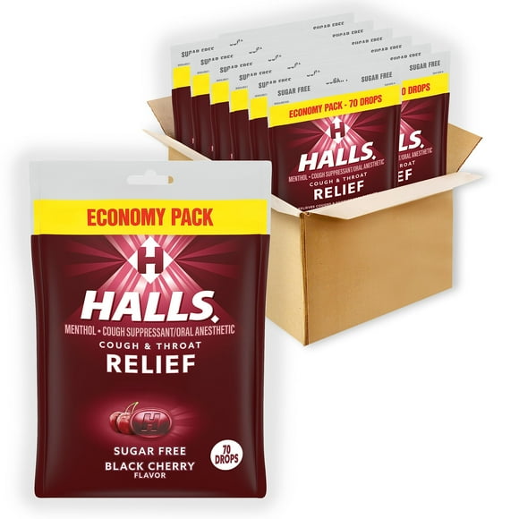 Black Halls Cough Drops