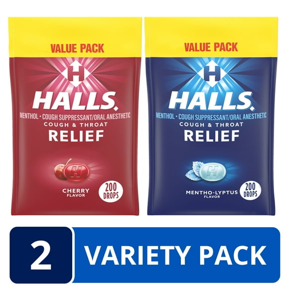 Halls Cough Drops in Cold Cough and Flu - Walmart.com