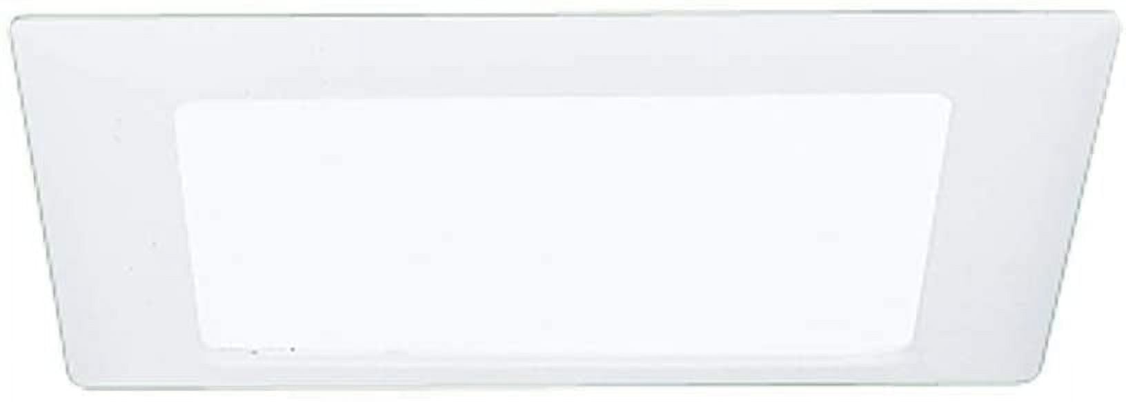 HALO 10P Recessed Ceiling Light Square Trim with Glass Albalite Lens, White, - Walmart.com