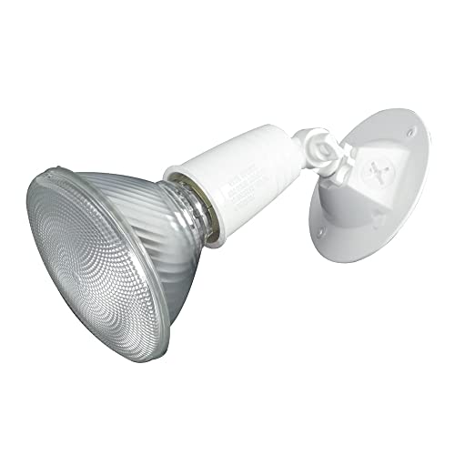 HALO 150-Watt White Outdoor Single-Head Security Flood Light, (MT125W ...