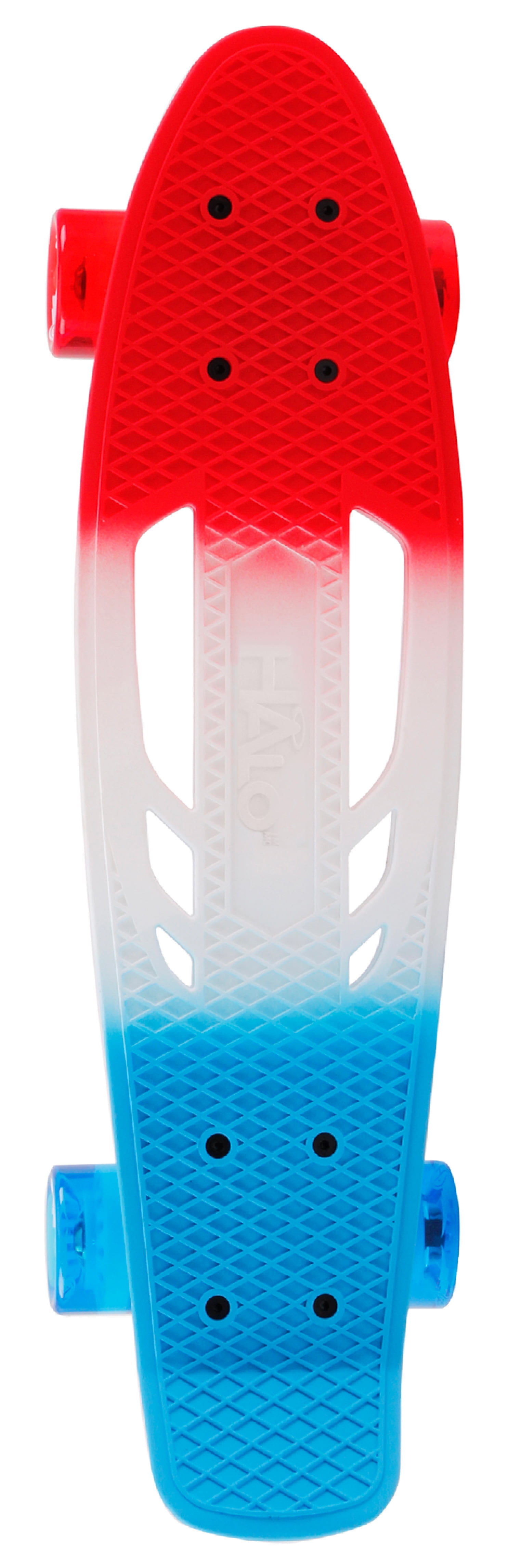 Halo Rise Above 23" Skateboard USA Patriot Rubber Grip with Handle ABEC ...